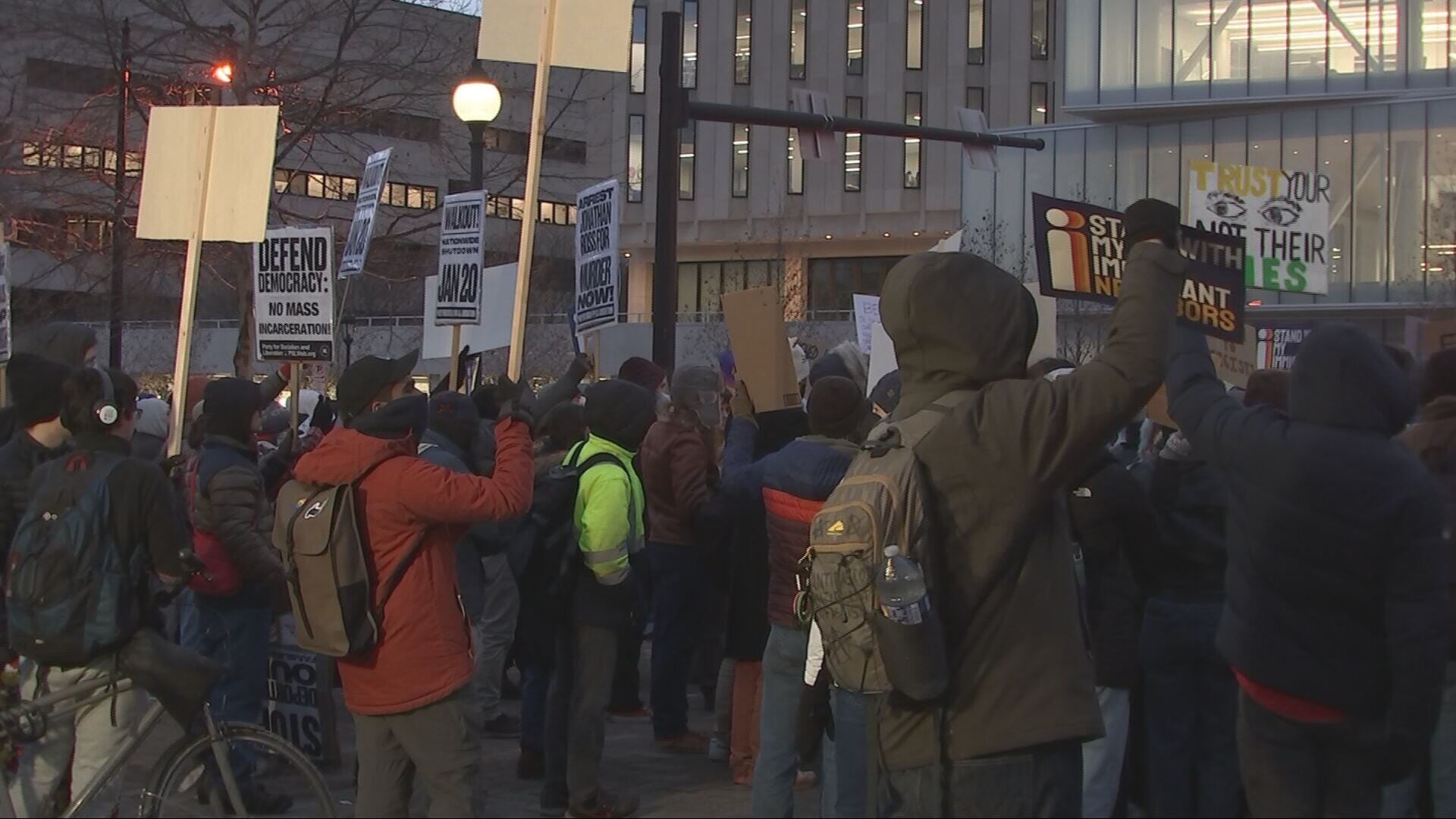 Crowd gathers in Pittsburgh to call for an end to 'immigration ...