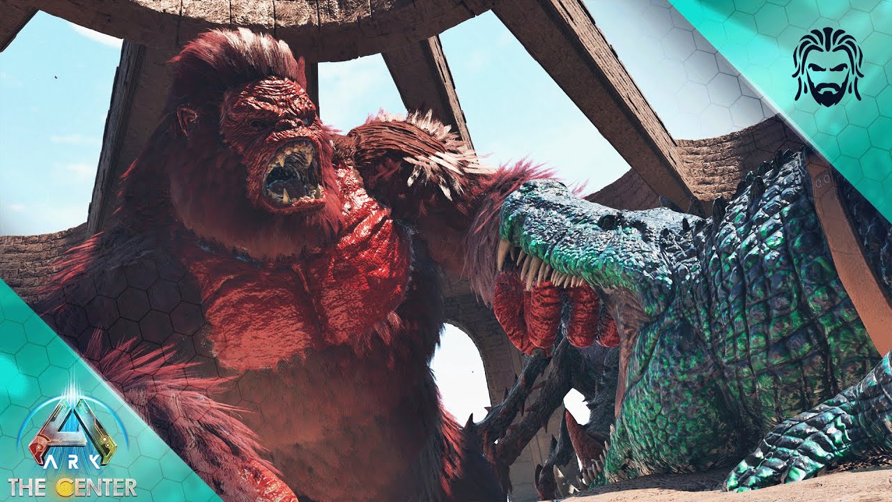 My Deinosuchus army vs the center bosses | ARK the center [E45]