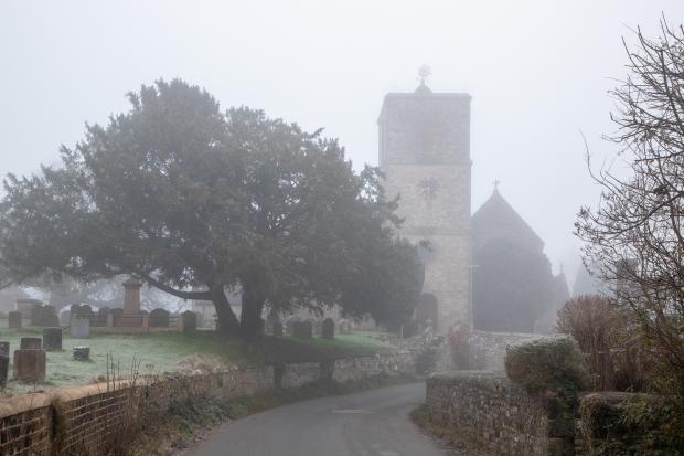 Brooding images reveal village charm in winter light and shadow