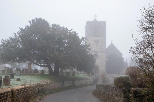 Brooding images reveal village charm in winter light and shadow