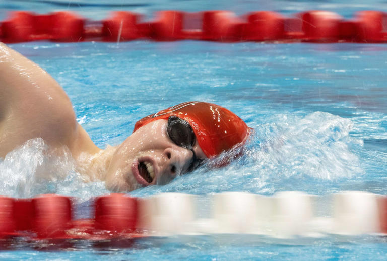 Watch: Cumberland Valley swimming and diving sweeps Governor Mifflin