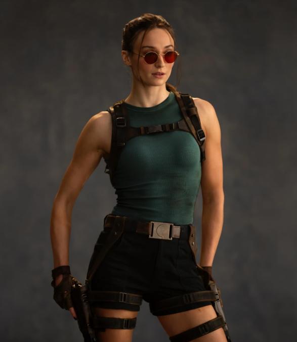 Prime Video shares first-look photo at Sophie Turner as Lara Croft in ...