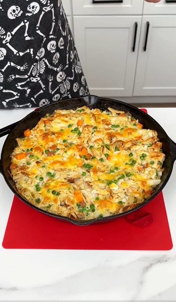 Restaurant style creamy chicken burrito made simple