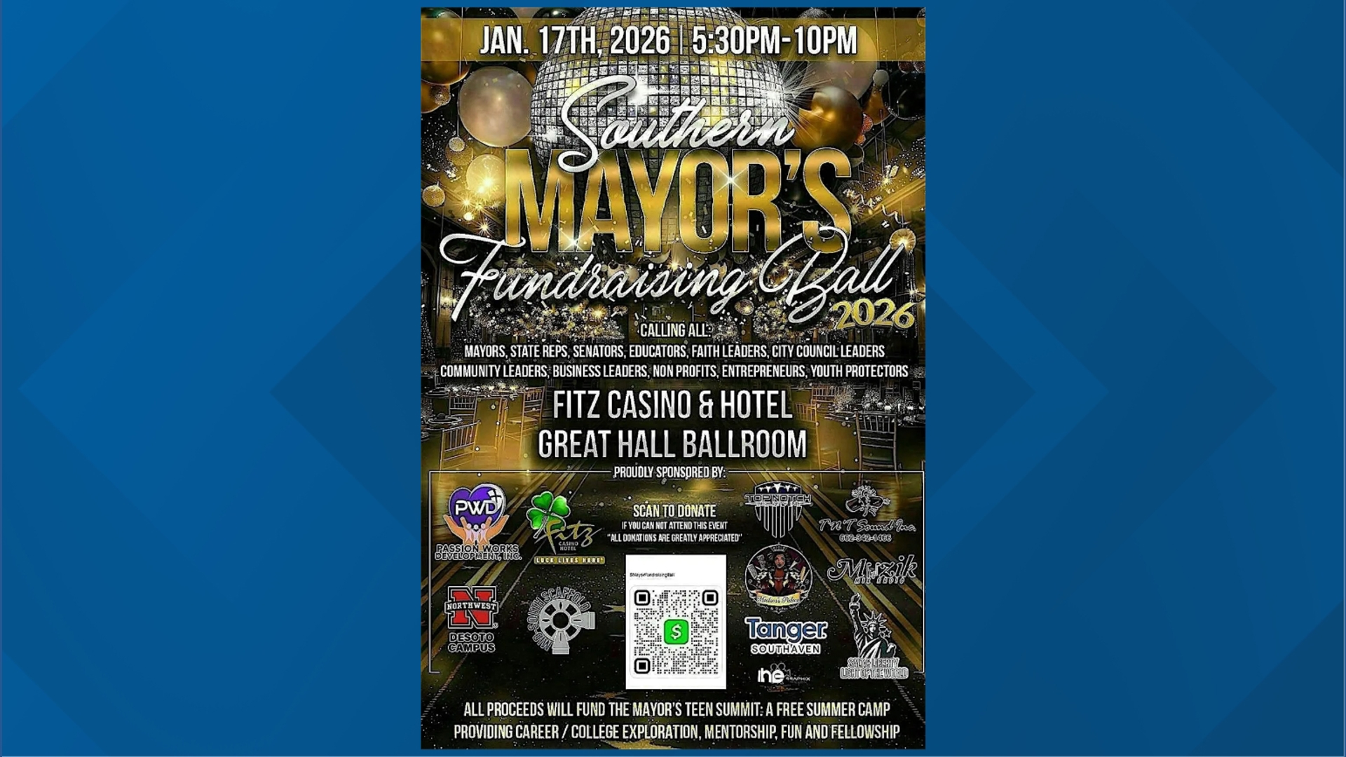 From history maker to mentor, Walls mayor raises funds to empower local ...