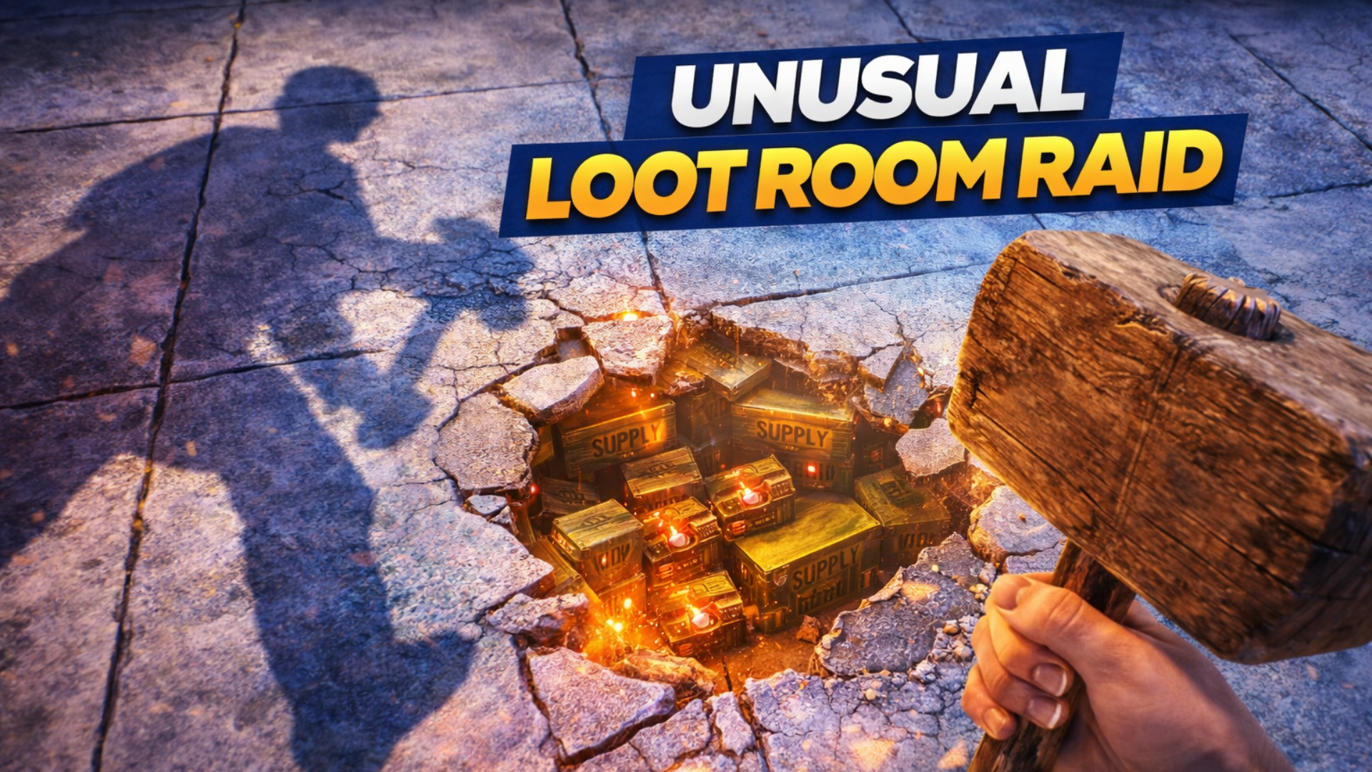 Raiding a weirdly organized loot room alone