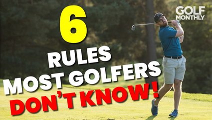 Some rules that golfers might not be aware of