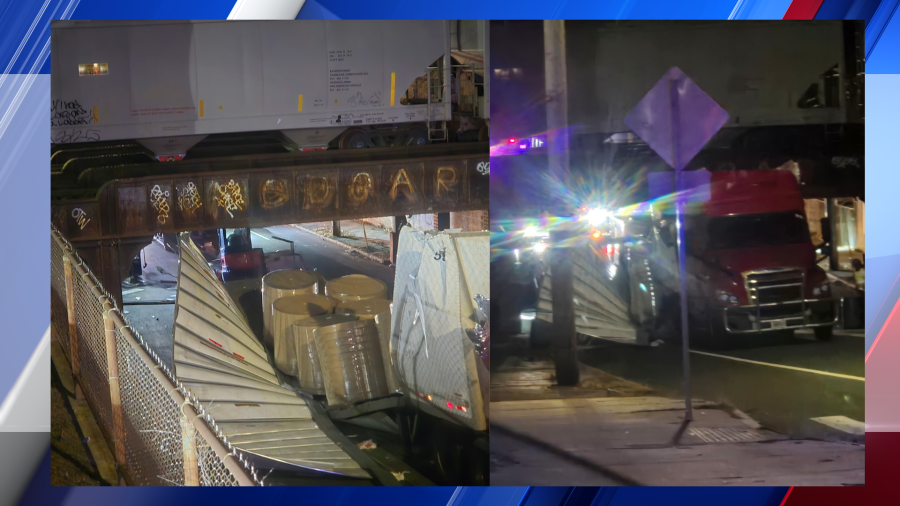 Jackson Street closed in Holyoke after tractor-trailer crash