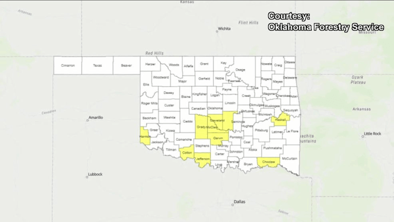 Oklahoma faces wildfire risk amid drought; Oklahoma County holds off on ...