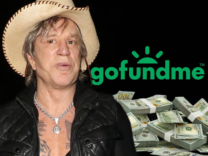 Mickey Rourke says he's trying to return donations from GoFundMe