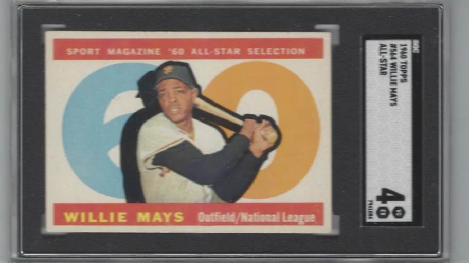 Topps evolution of all-star baseball cards from vintage '50s to modern sets