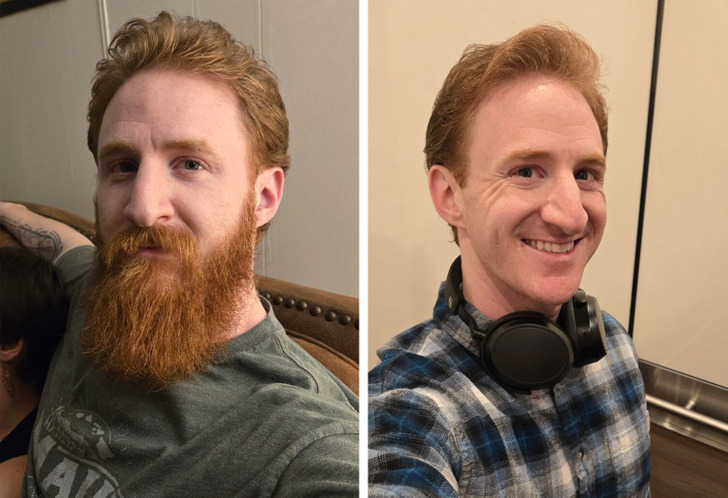 11 men who looked like new people after grooming