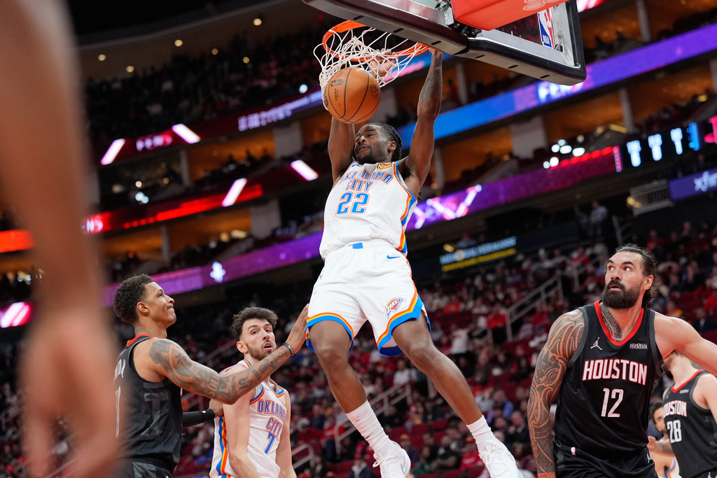 Thunder surge in fourth quarter to defeat Rockets 111-91