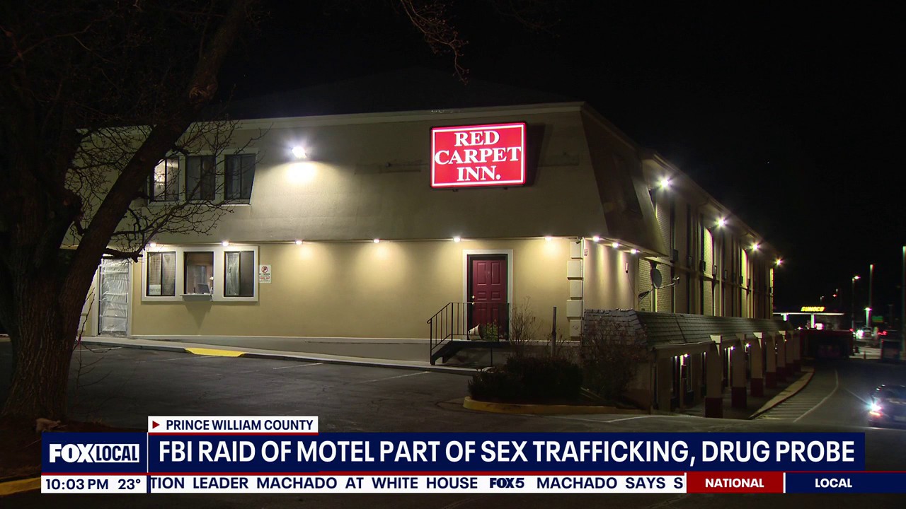 FBI, local police raid Dumfries motel as part of sex trafficking, drug ...
