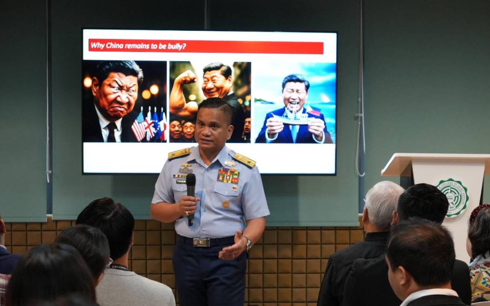 China protests over Philippine coast guard’s Xi images