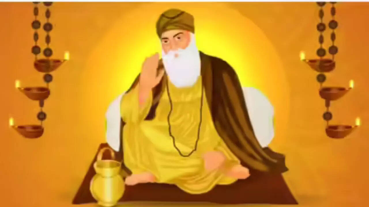 Quote of the day by Guru Nanak Ji: "Speak only that which will bring ...