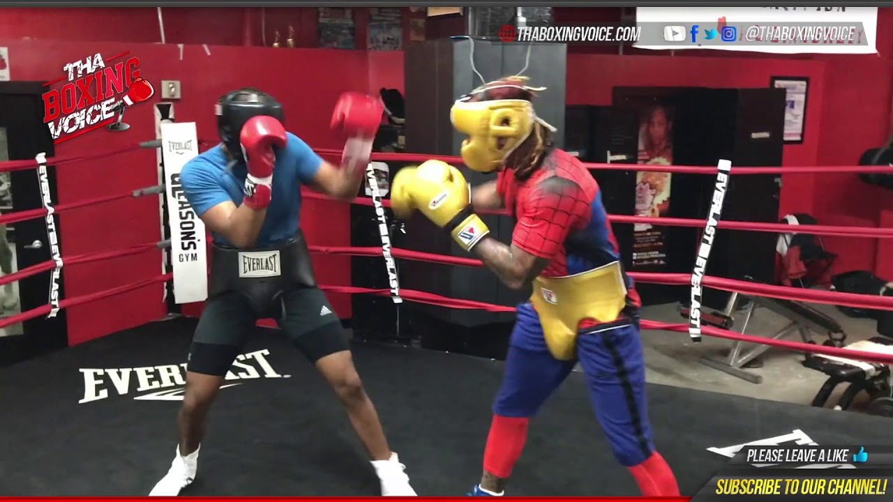 Wilder vs Stiverne II live sparring @ Gleason's Gym