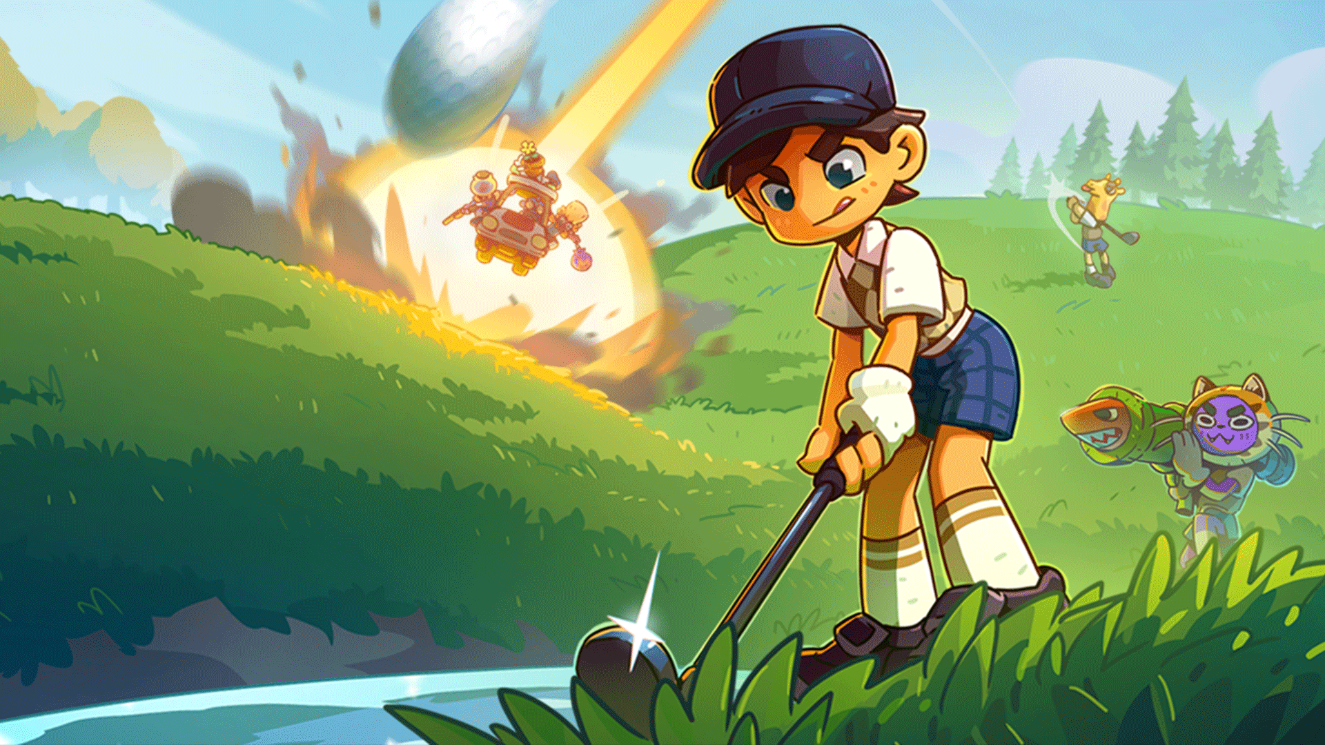 Super Battle Golf - Official release date reveal trailer