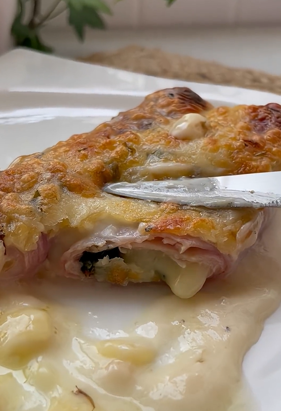 Stuffed ham rolls | A simple and flavorful classic recipe