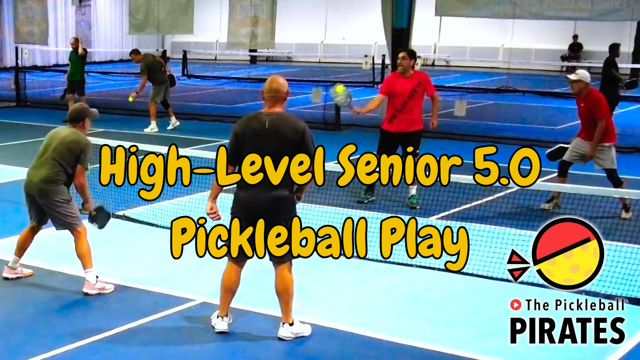 Senior 5.0 pickleball men’s doubles highlights and gameplay