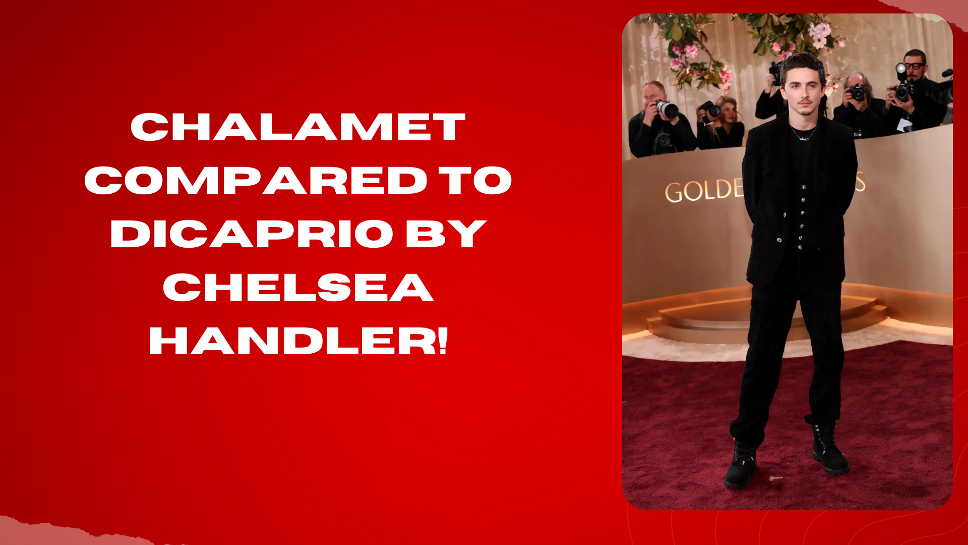 Chalamet compared to DiCaprio by Chelsea Handler!