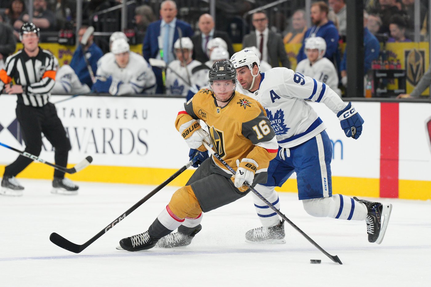 Eichel scores in OT as Golden Knights rally to beat Maple Leafs 6-5
