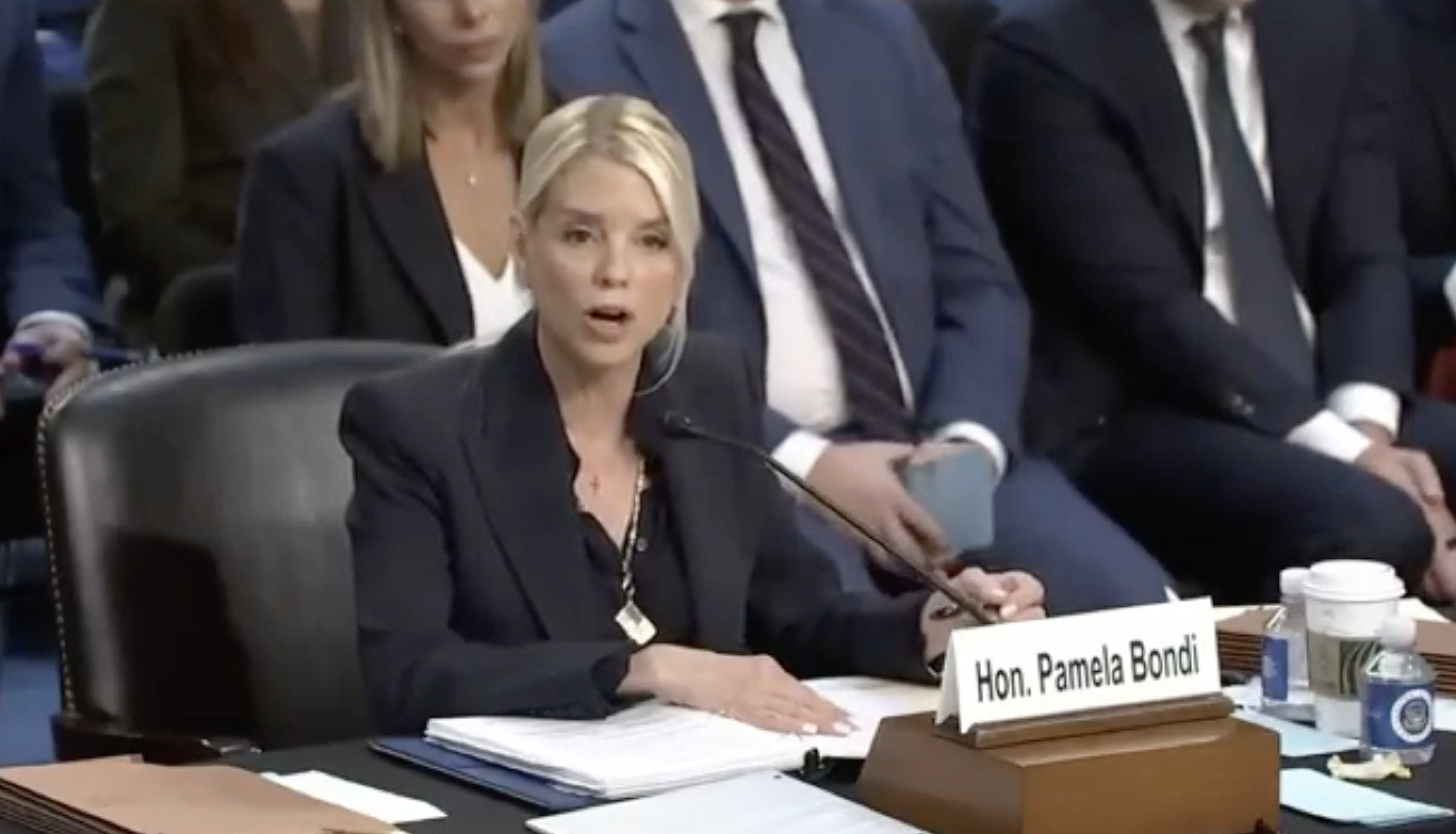 'Then don't ask me a question!': Pam Bondi shuts down, refuses to ...
