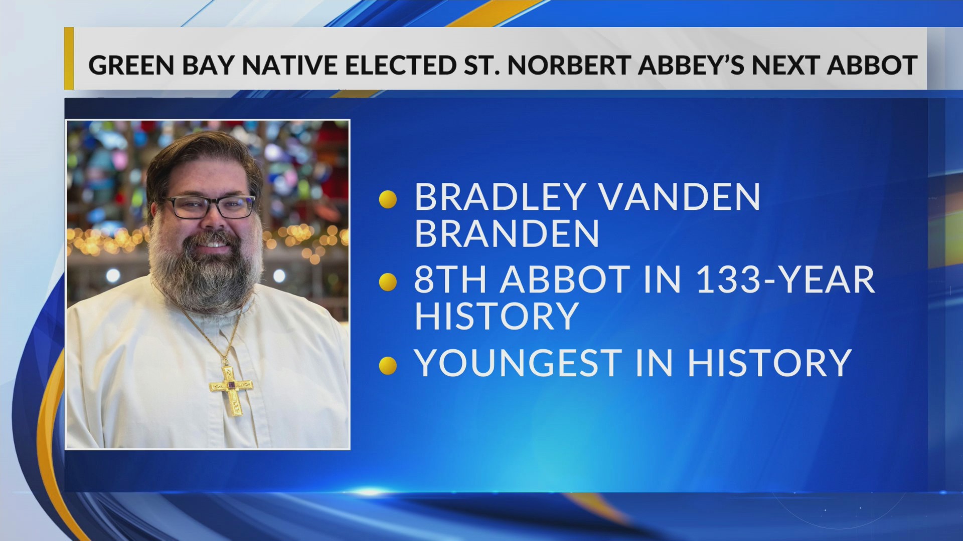 Green Bay native elected St. Norbert Abbey's 8th abbot