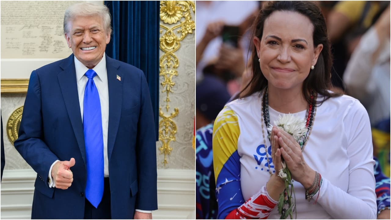 Trump meets Venezuela’s Machado at White House, Nobel Peace Prize ...