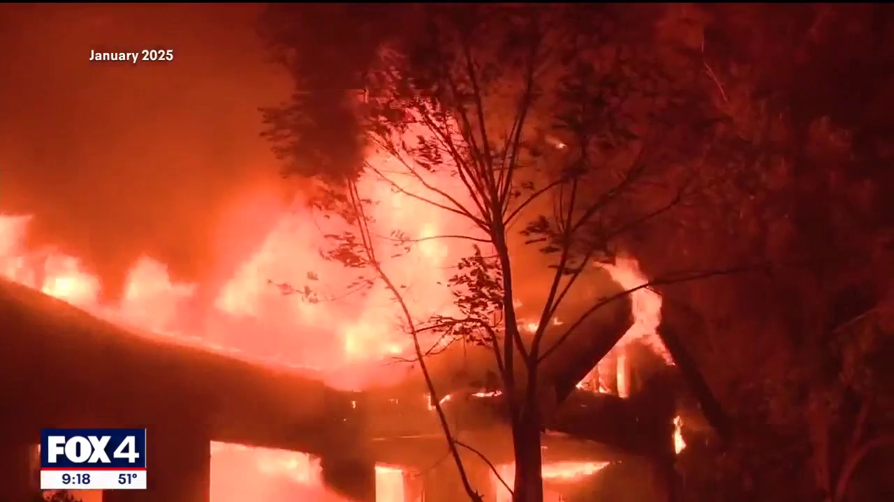 Flower Mound family grieves loss of LA home 1 year after fires