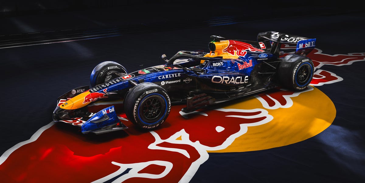 Red Bull Racing's first Ford-era livery still looks like a Red Bull livery