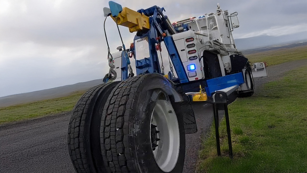 Back on the road with another tow