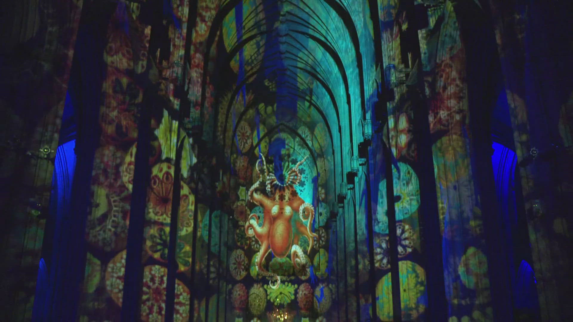 The nightcap: National Cathedral 'transformed into a work of art'