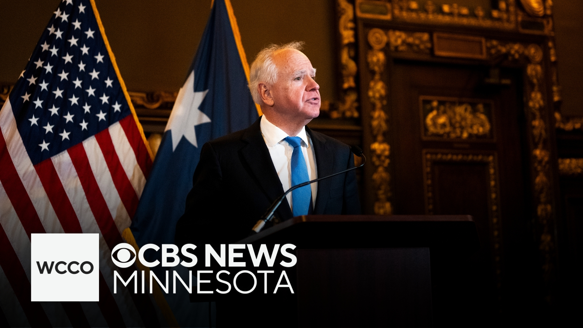 Gov. Tim Walz looks to talk with President Trump, calling for calm