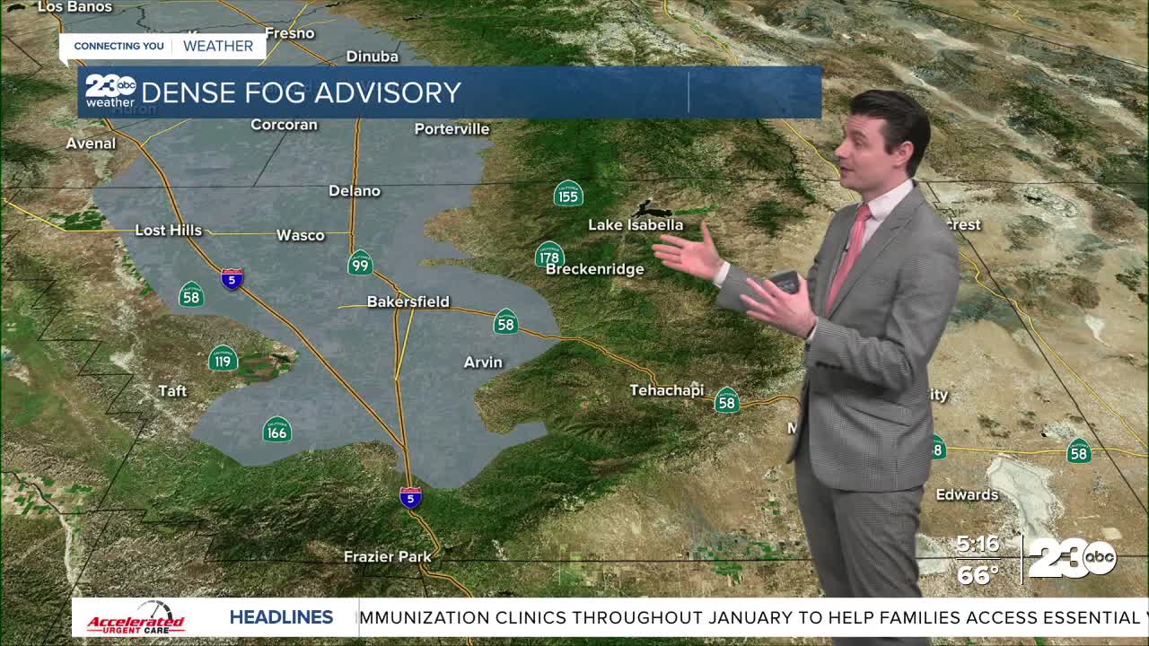 23ABC evening weather update, January 15, 2026