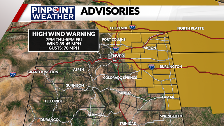 Denver weather: Pinpoint Weather Alert Day Friday for strong winds ...