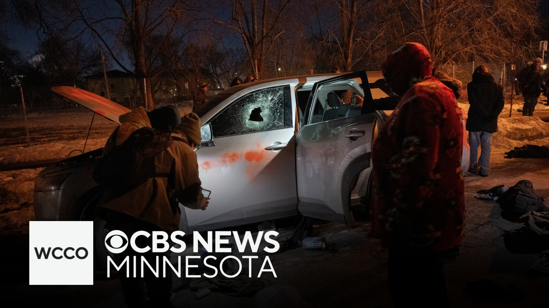 Video shows protesters breaking into unmarked federal vehicles