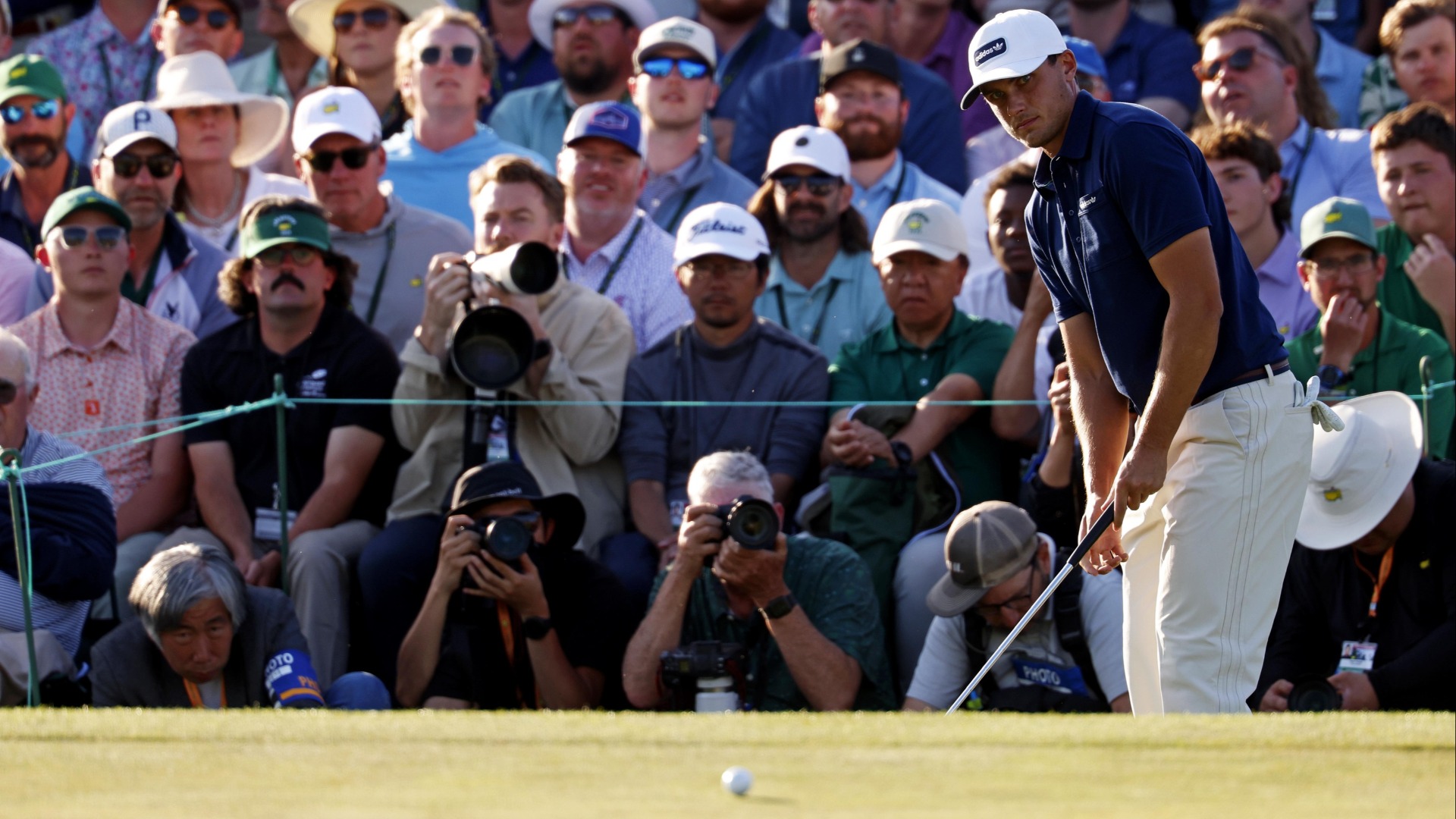 Ludvig Aberg reflects on aggressive play at Augusta National