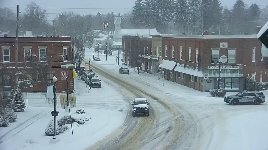 Timelapses: Snow coats the region Wednesday into Thursday
