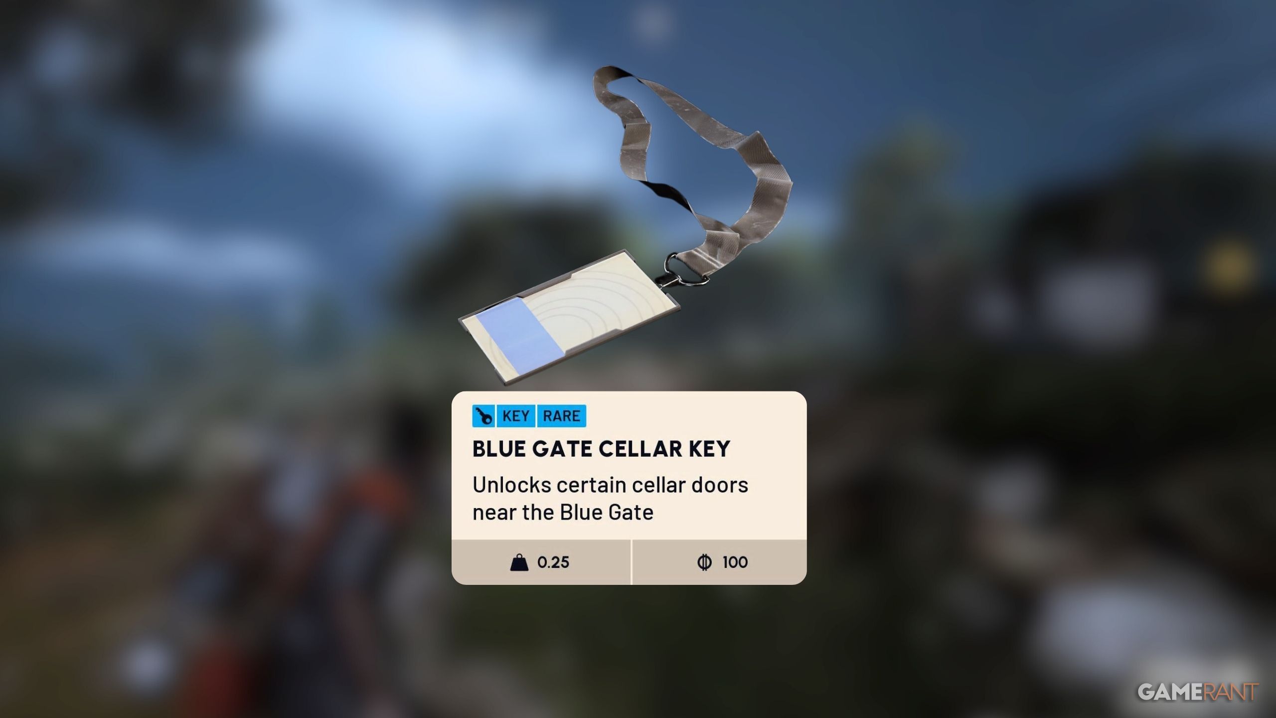 Blue Gate Cellar key location in Arc Raiders