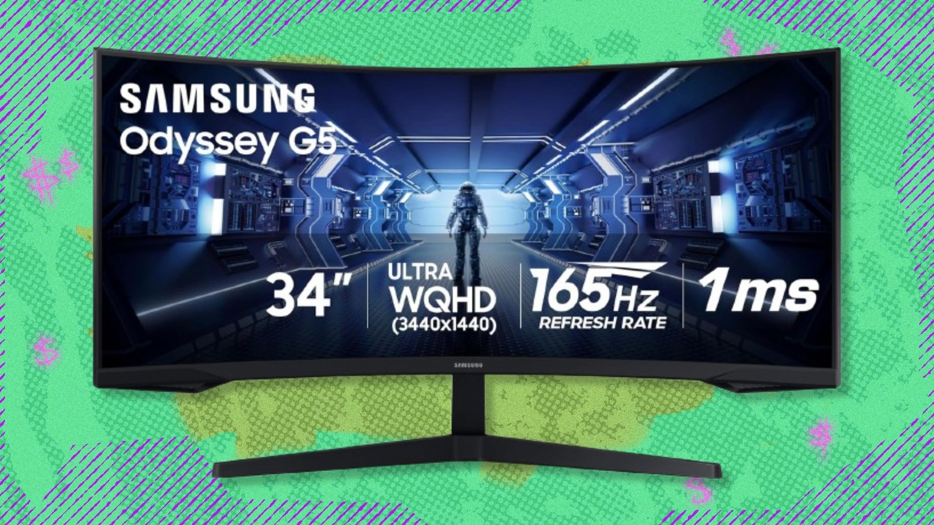 The Samsung Odyssey G5 ultra-wide gaming monitor just dropped to under ...