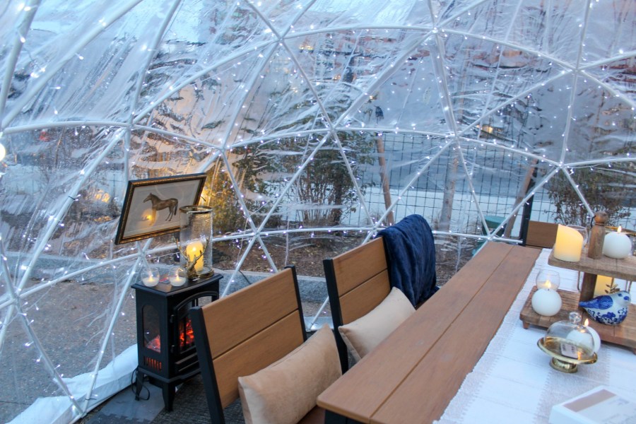 Track 15 to offer outdoor dining igloos, street curling