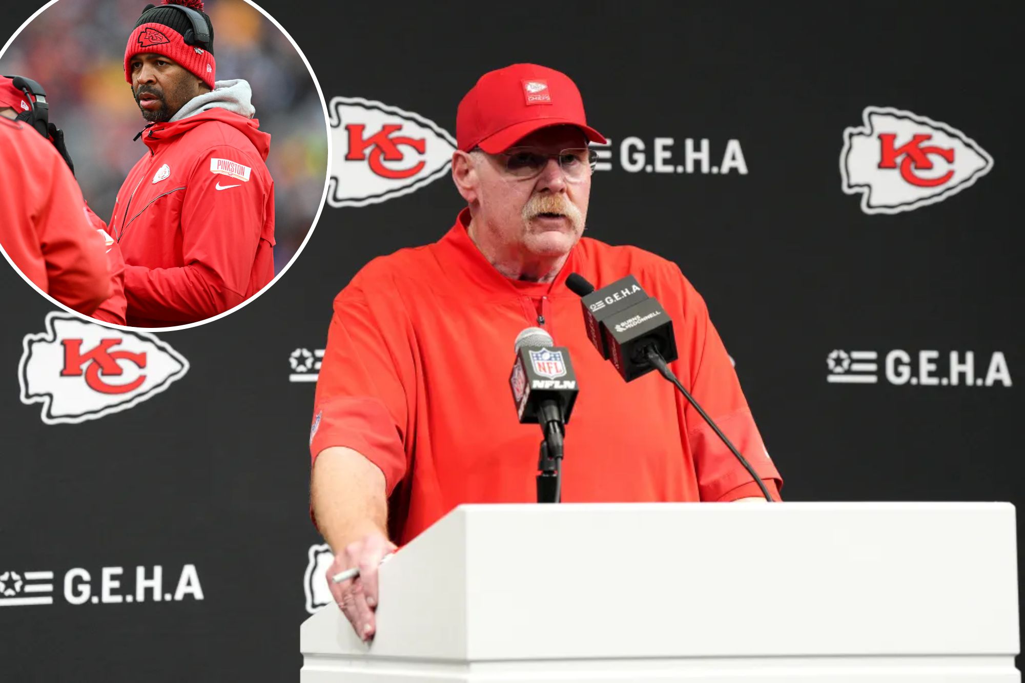 Chiefs fire assistant Todd Pinkston, two others leave in staff shakeup ...