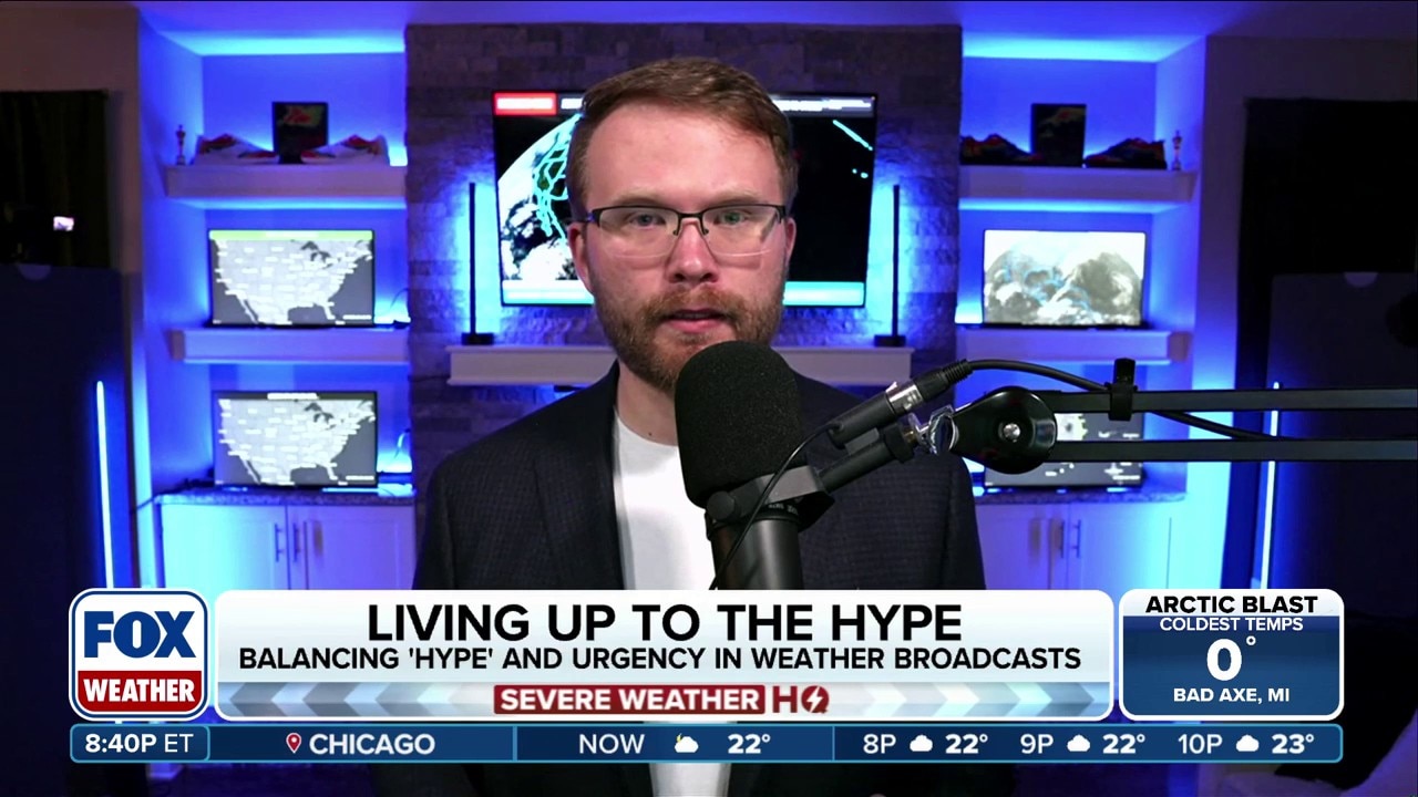 Ryan Hall discusses balancing hype and urgency in weather broadcasts