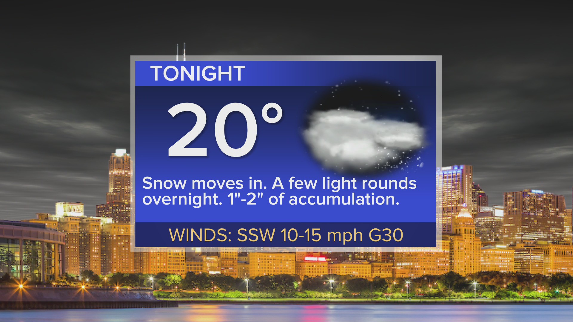 Thursday evening forecast: Cold, thickening clouds with chance for snow ...