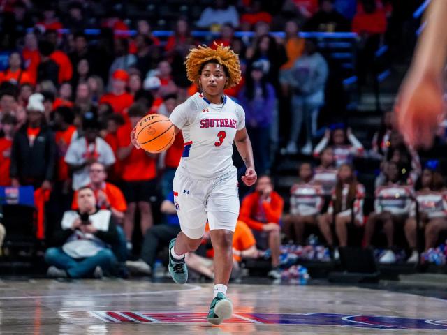 NCHSAA 5A classification girls basketball playoff projection - 2026