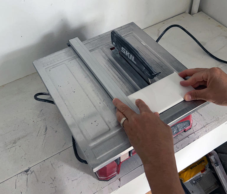 This $150 wet tile saw handled my bathroom remodel like a pro tool