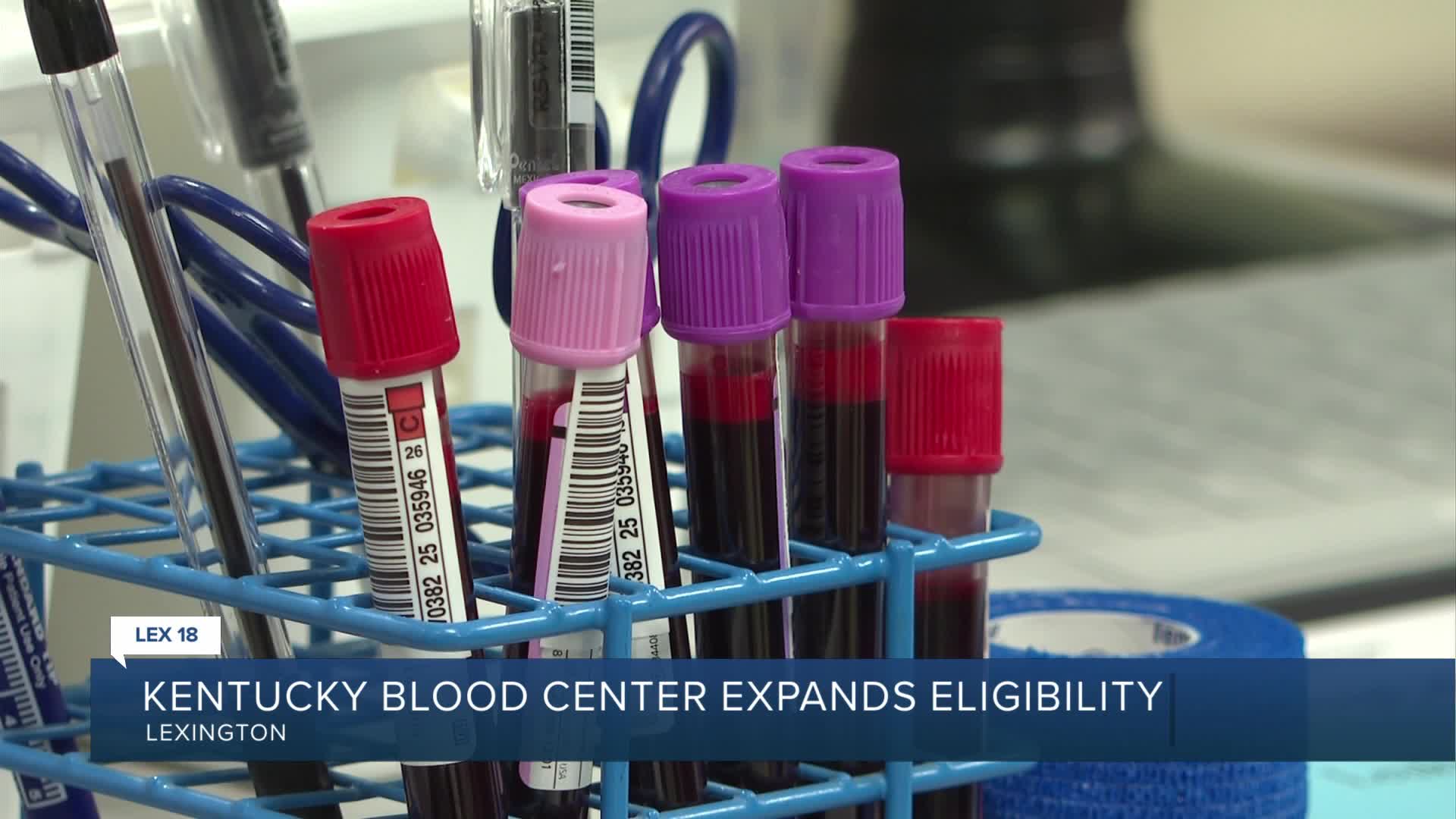 Kentucky Blood Center expands eligibility