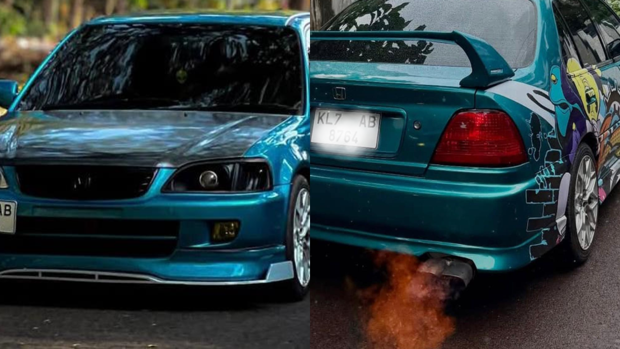 Modified trouble: Kerala student’s flame-spitting car draws Rs 1.1L ...