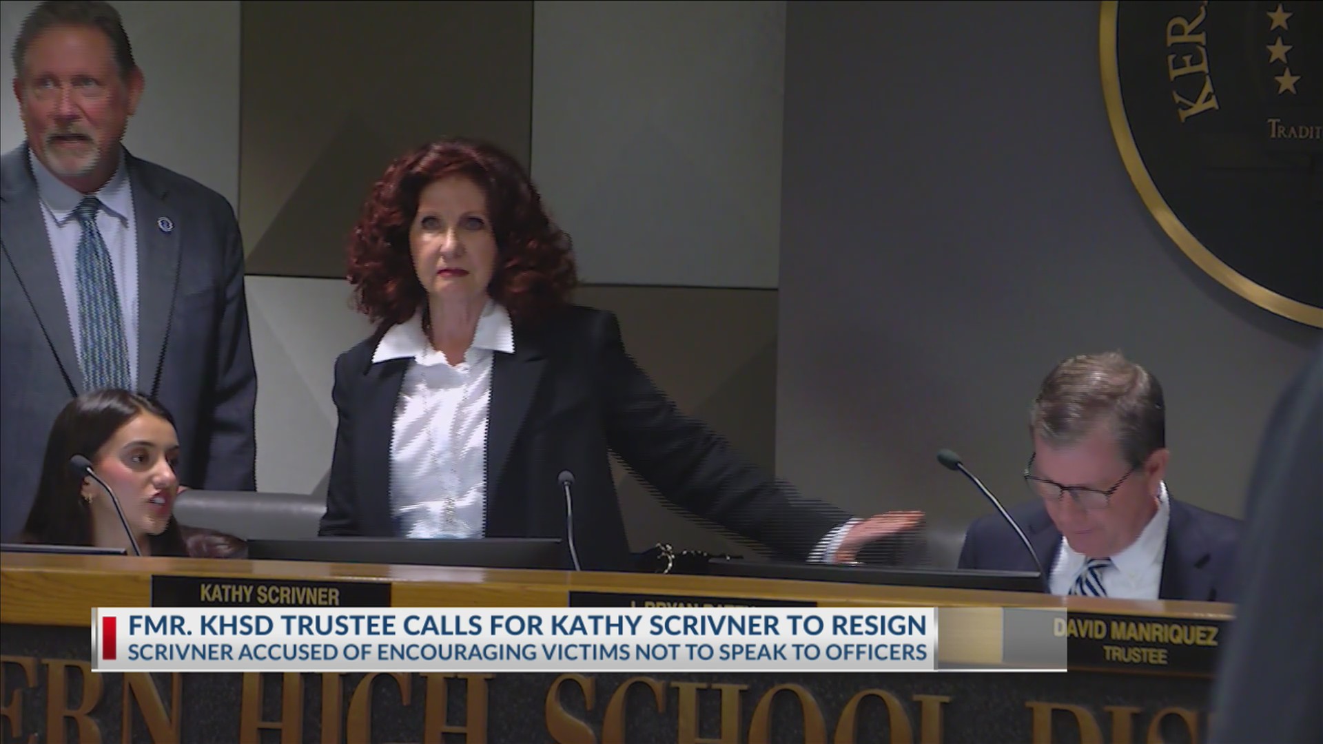 Former KHSD trustee calls for Kathy Scrivner to resign