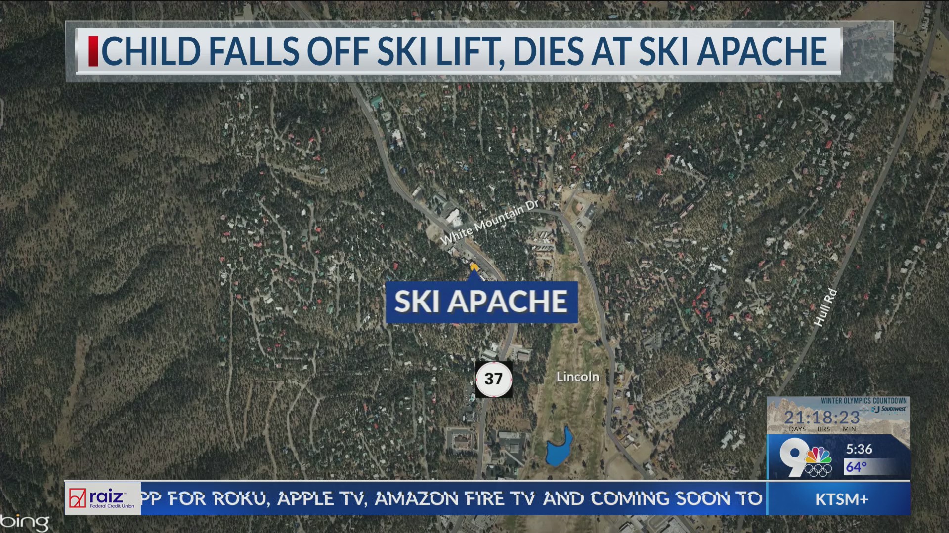 Child dies after incident at Ski Apache